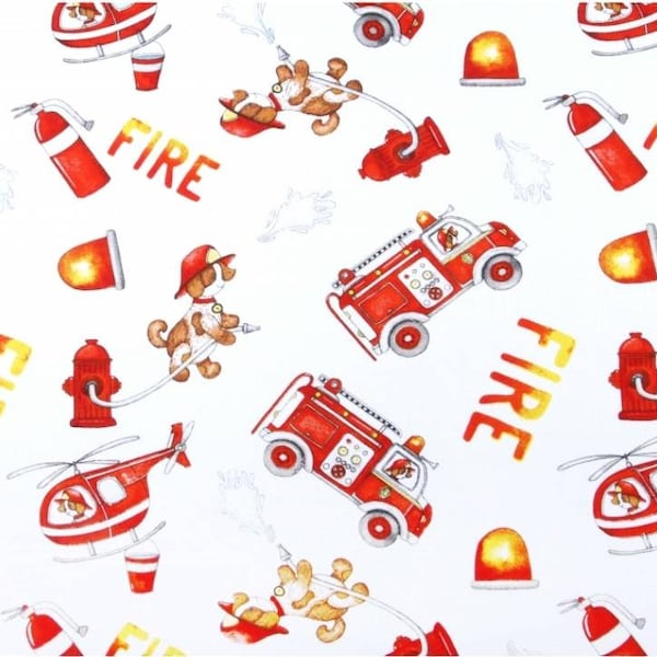 Fireman Fabric - Etsy