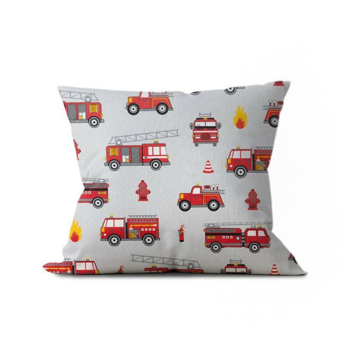 Fire Trucks Fabric by the Yardcotton FabricFire Trucks | Etsy