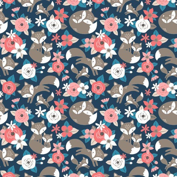 Fox Fabric - Etsy