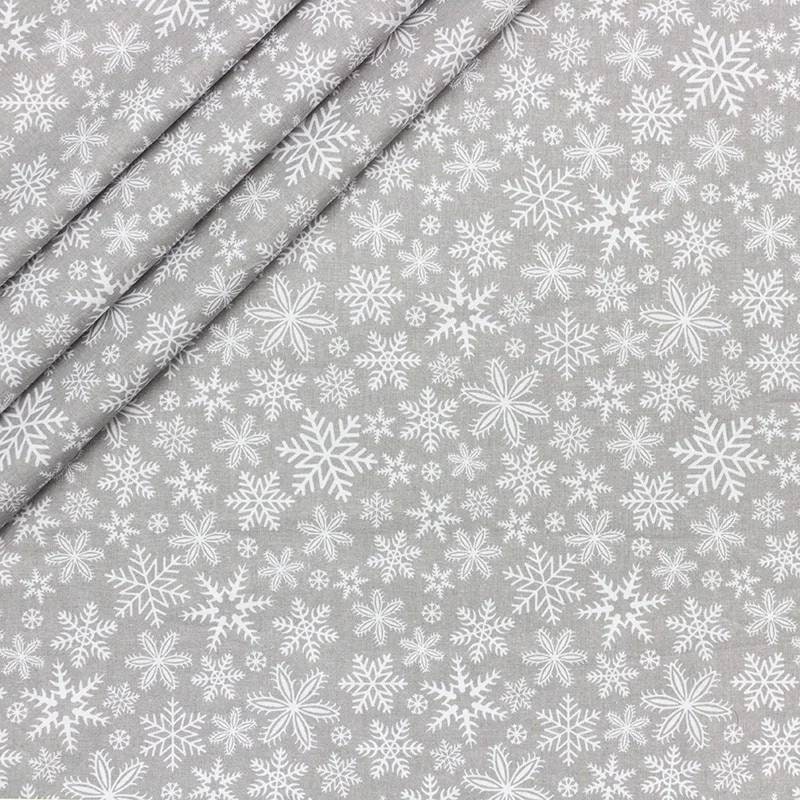Christmas Fabric By The Yard Snowflake fabricChristmas | Etsy