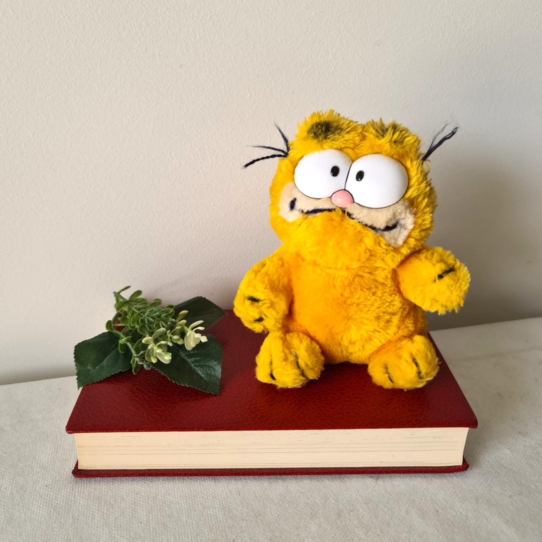 Garfield Plush Toy, Small Garfield Cat Vintage Stuffed Toy, Great Gift ...