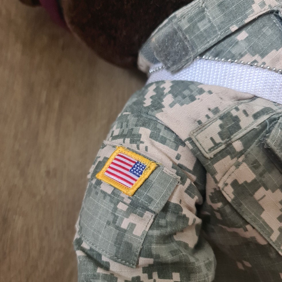 US Army Plush Toy, Bear Force of America 1989 Stuffed Toy, Airborne ...