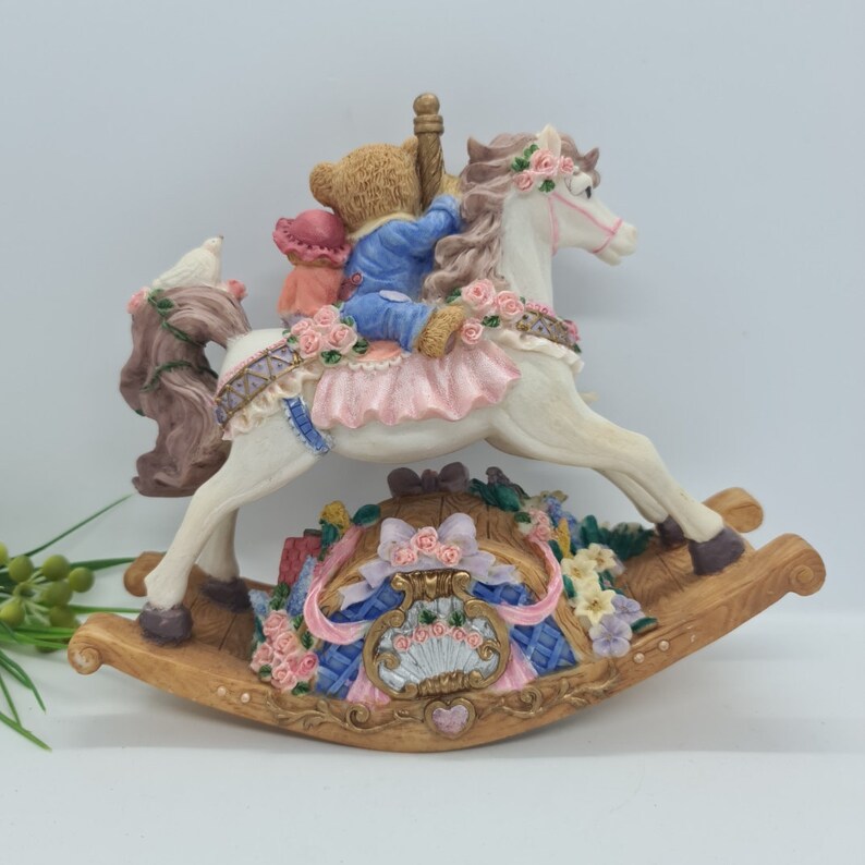 Musical Rocking Horse, Vintage Teddy Bears Rocking Horse, Collectable ...