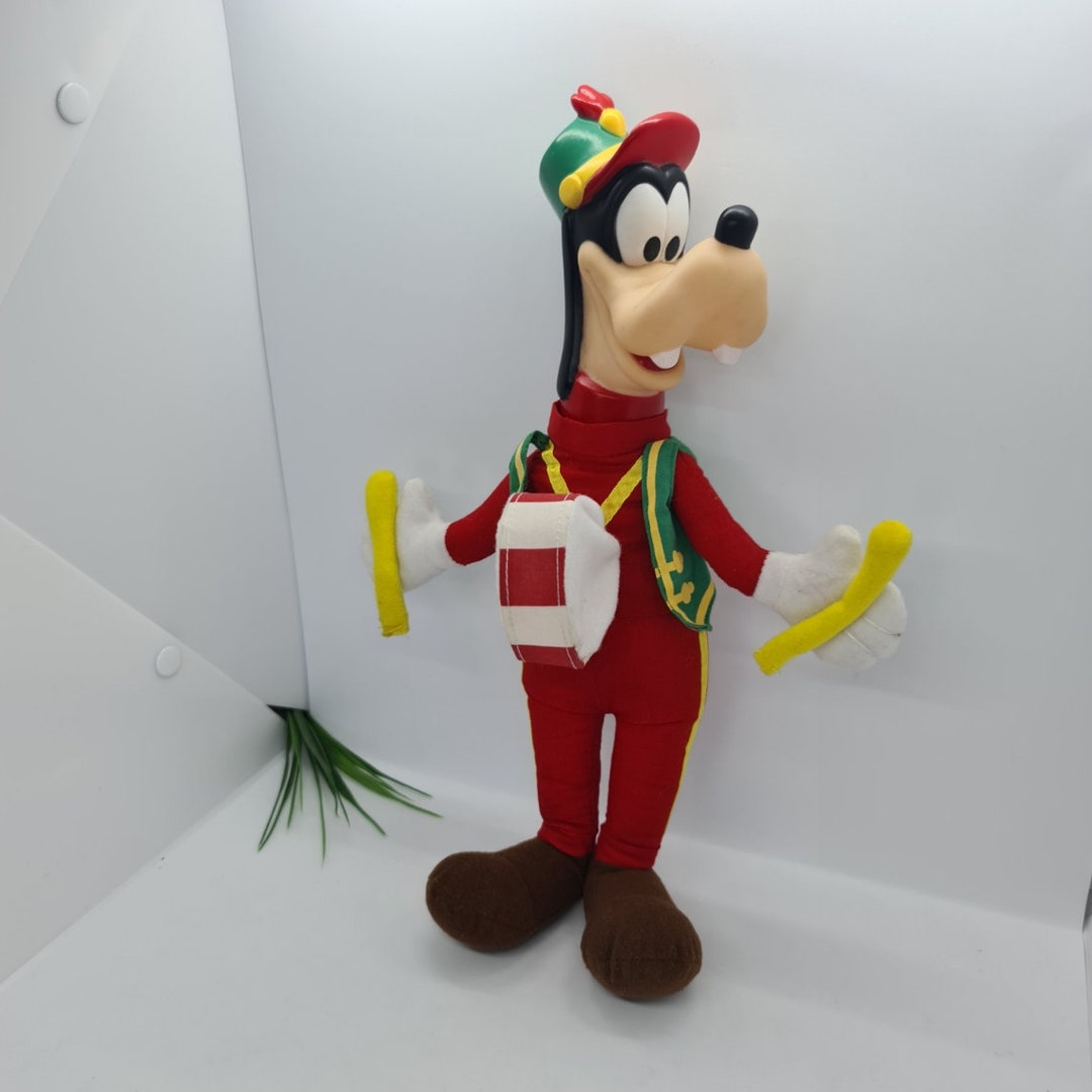 Disney Goofy Toy Marching Band Drummer Plush Toy Disney Collectable ...