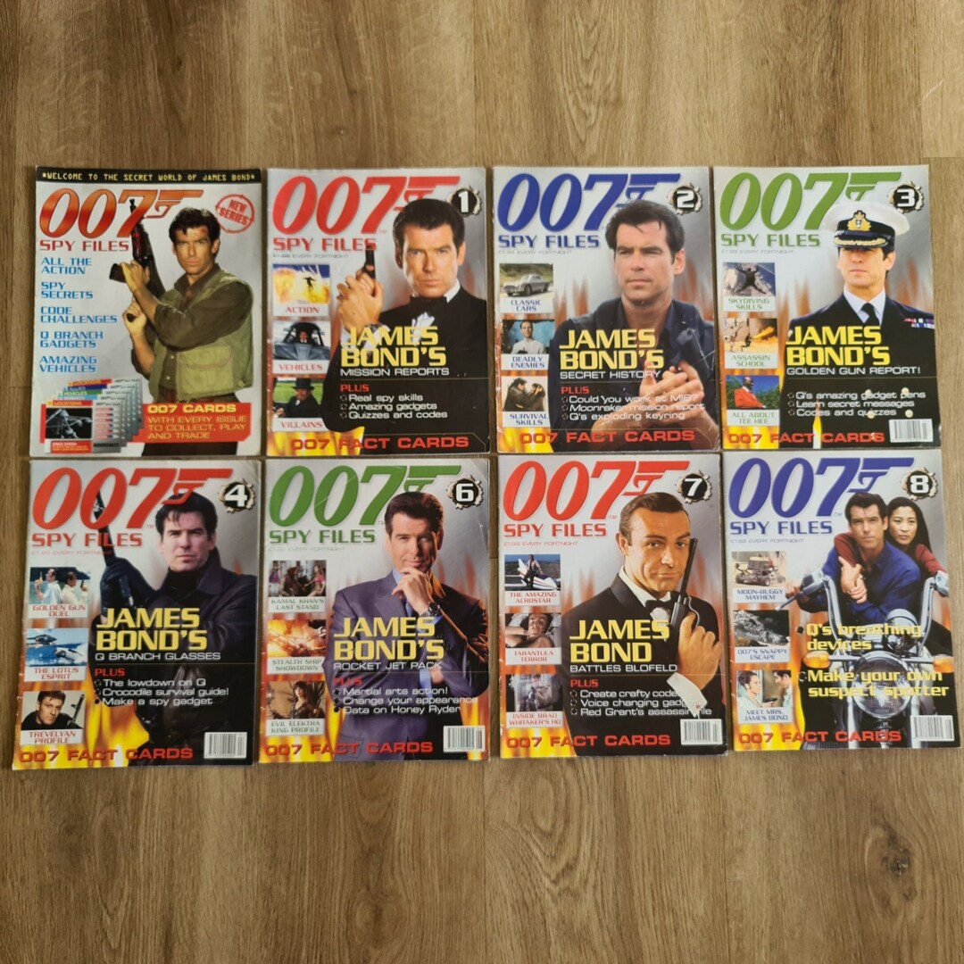 007 Spy Files Magazines 2002 Collection James Bond Agent 007 - Etsy