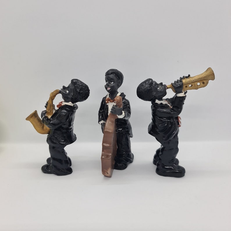 Vintage Ceramic Jazz Musicians Figurines Small Collectable - Etsy