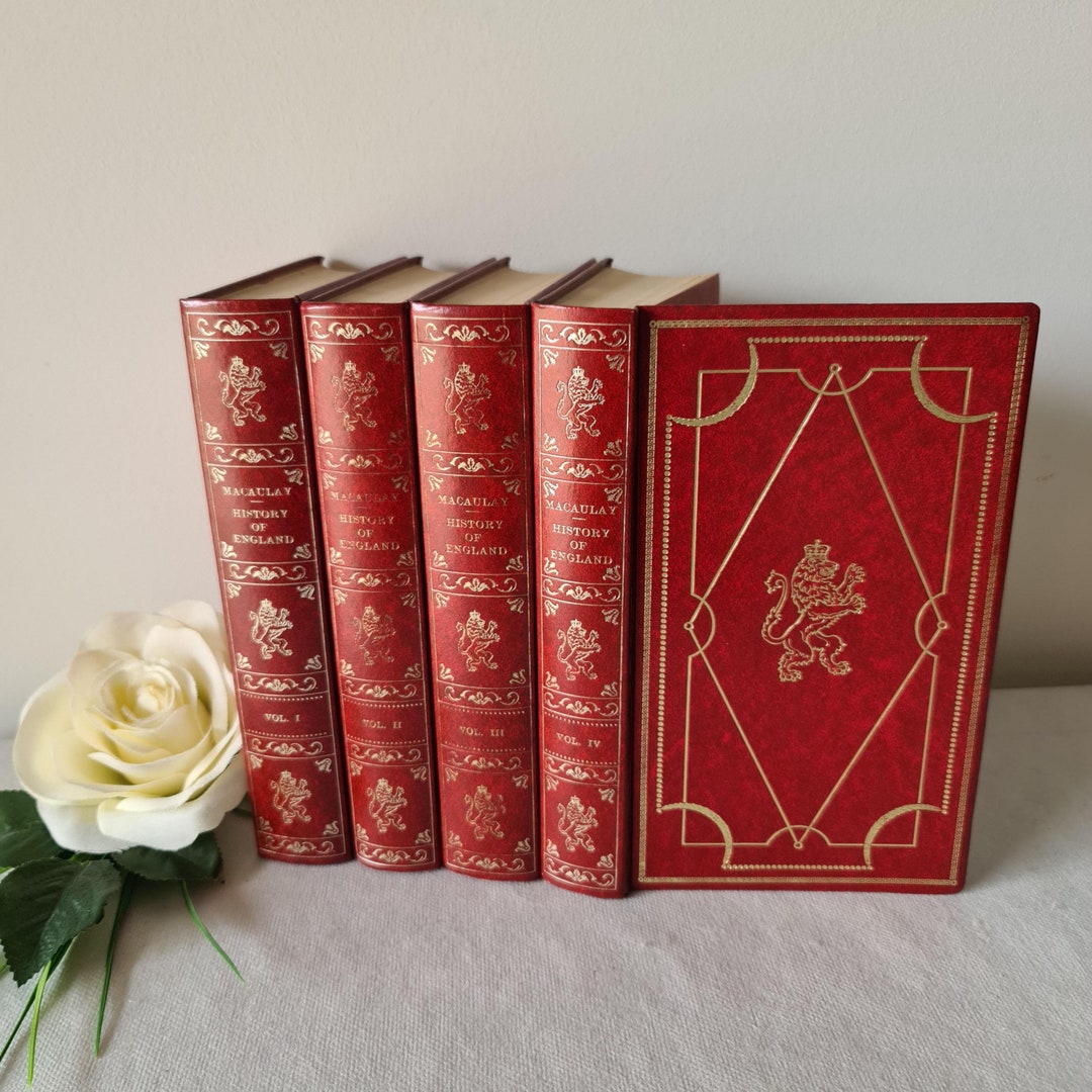 History of England by Lord Macaulay 1967 Volume 1-4 Vintage Hardcover ...