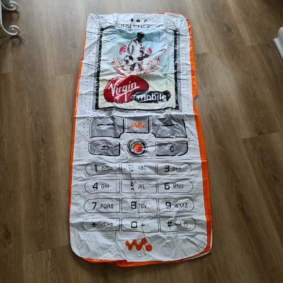 Sony Ericsson Virgin Mobile Inflatable Phone, Brand New, Vintage ...