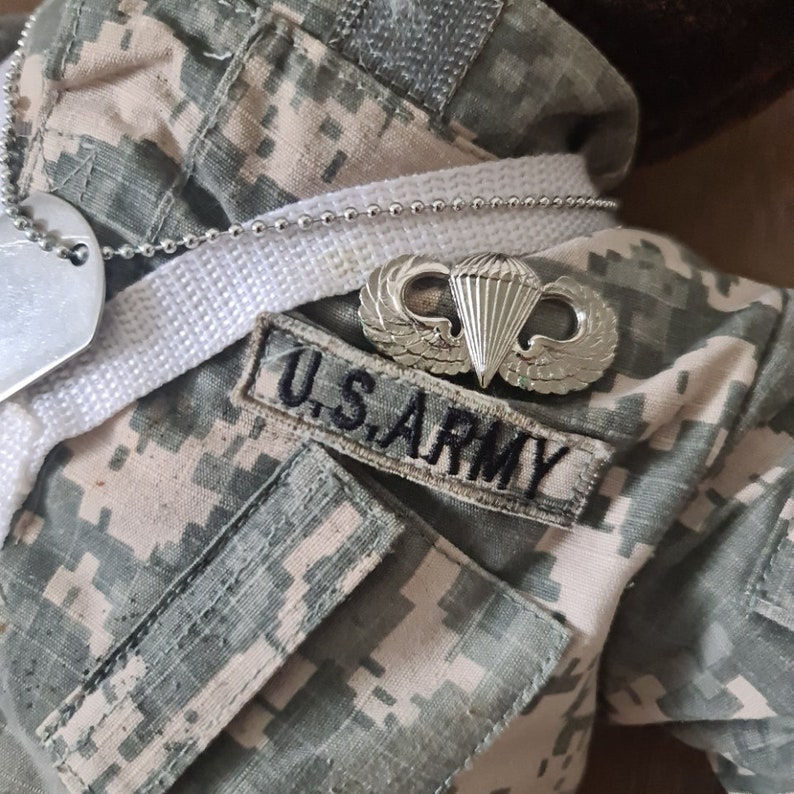 US Army Plush Toy, Bear Force of America 1989 Stuffed Toy, Airborne ...