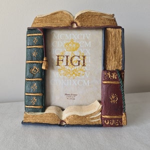 Figi Graphics Photo Frame, 1994 Rare Books Design Glass Front Picture ...