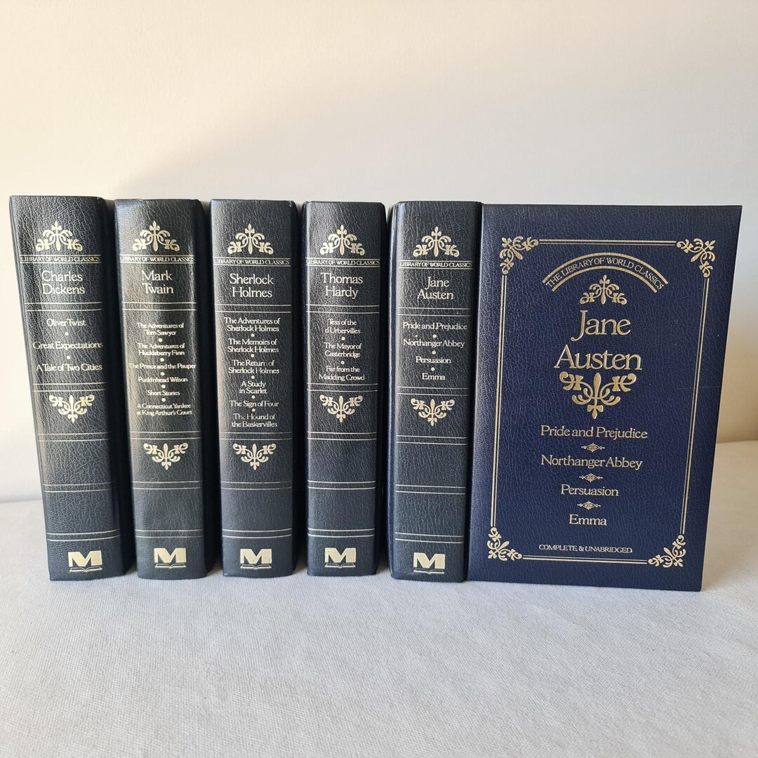 Library of World Classics Books, Charles Dickens, Thomas Hardy, Jane ...