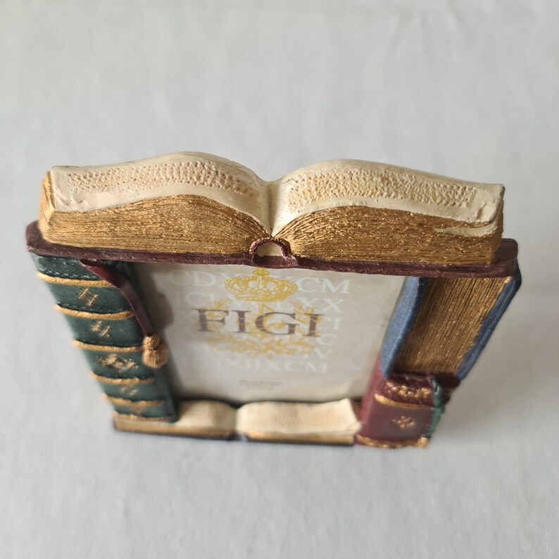 Figi Graphics Photo Frame, 1994 Rare Books Design Glass Front Picture ...