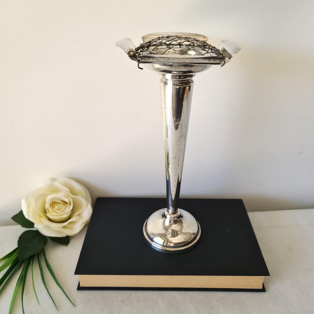 Hecworth Silver Vase, Rare Art Deco EPNS A1 Silver Plated Vintage ...