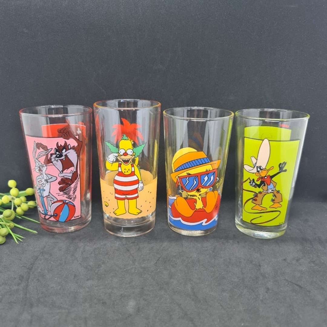 Nutella Glass, Bugs Bunny & Tasmanian Devil, Duffy Duck, Twetty ...