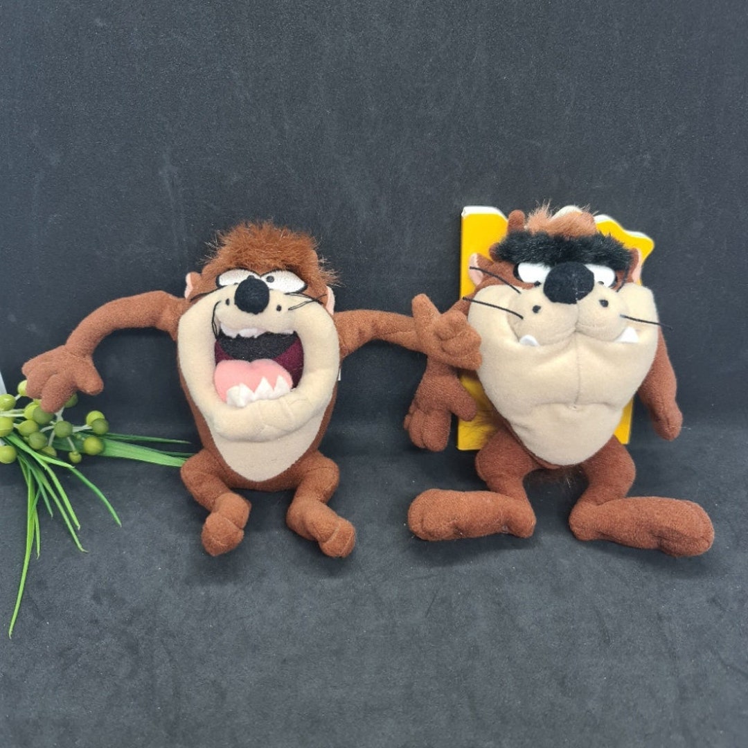 Tasmanian Devil Plush Toy, Looney Tunes Warner Bros Taz With Book 1999 ...
