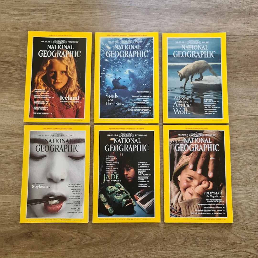 National Geographic Magazine 1987, Iceland, Seals & Their Kin, at Home ...
