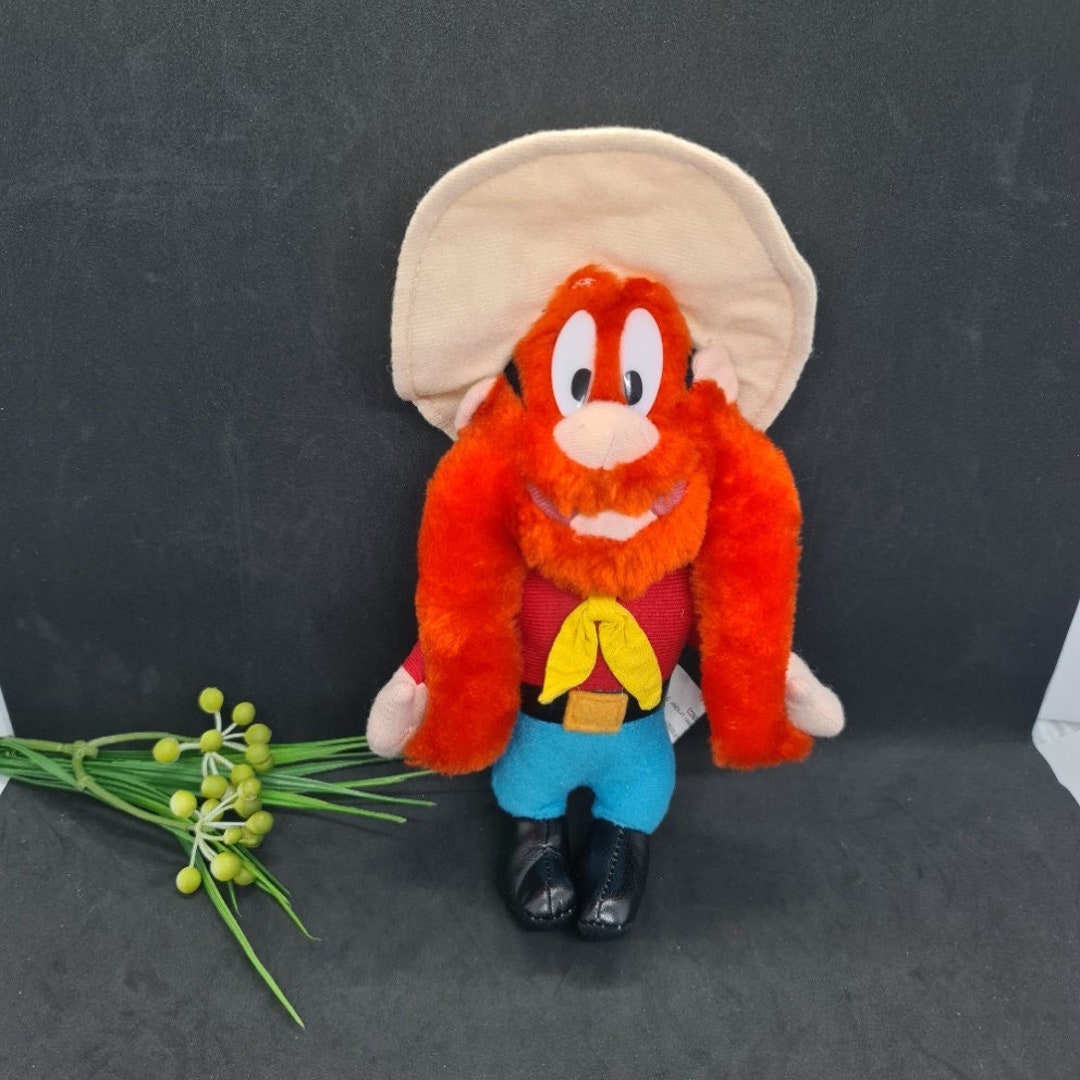 Looney Tunes Toy, Yosemite Sam Vintage Plush Small Soft Toy, 1997 ...