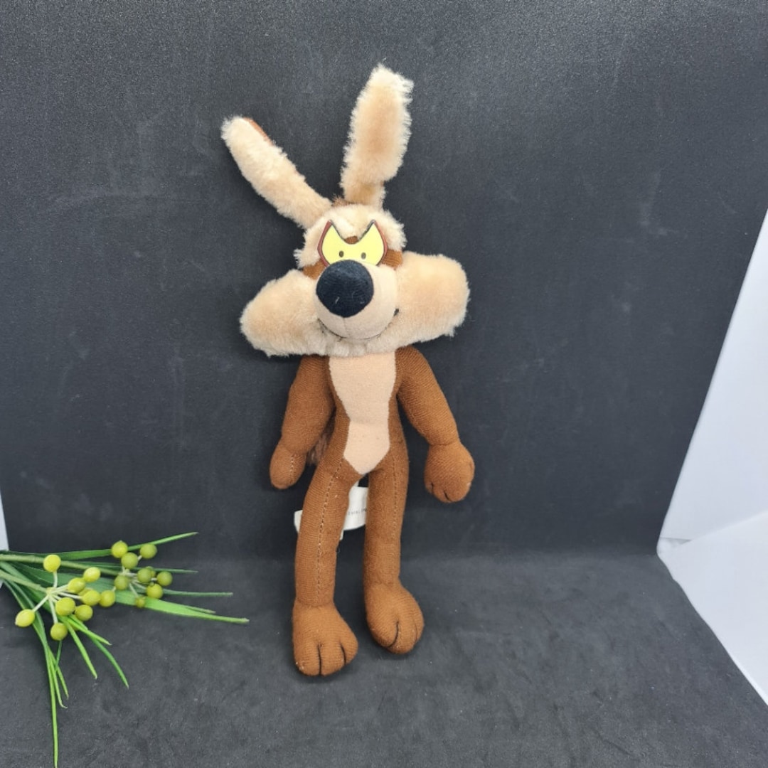 Looney Tunes Toy, Wile E. Coyote Plush Soft Toy, 1997 ACE Warner Bros ...