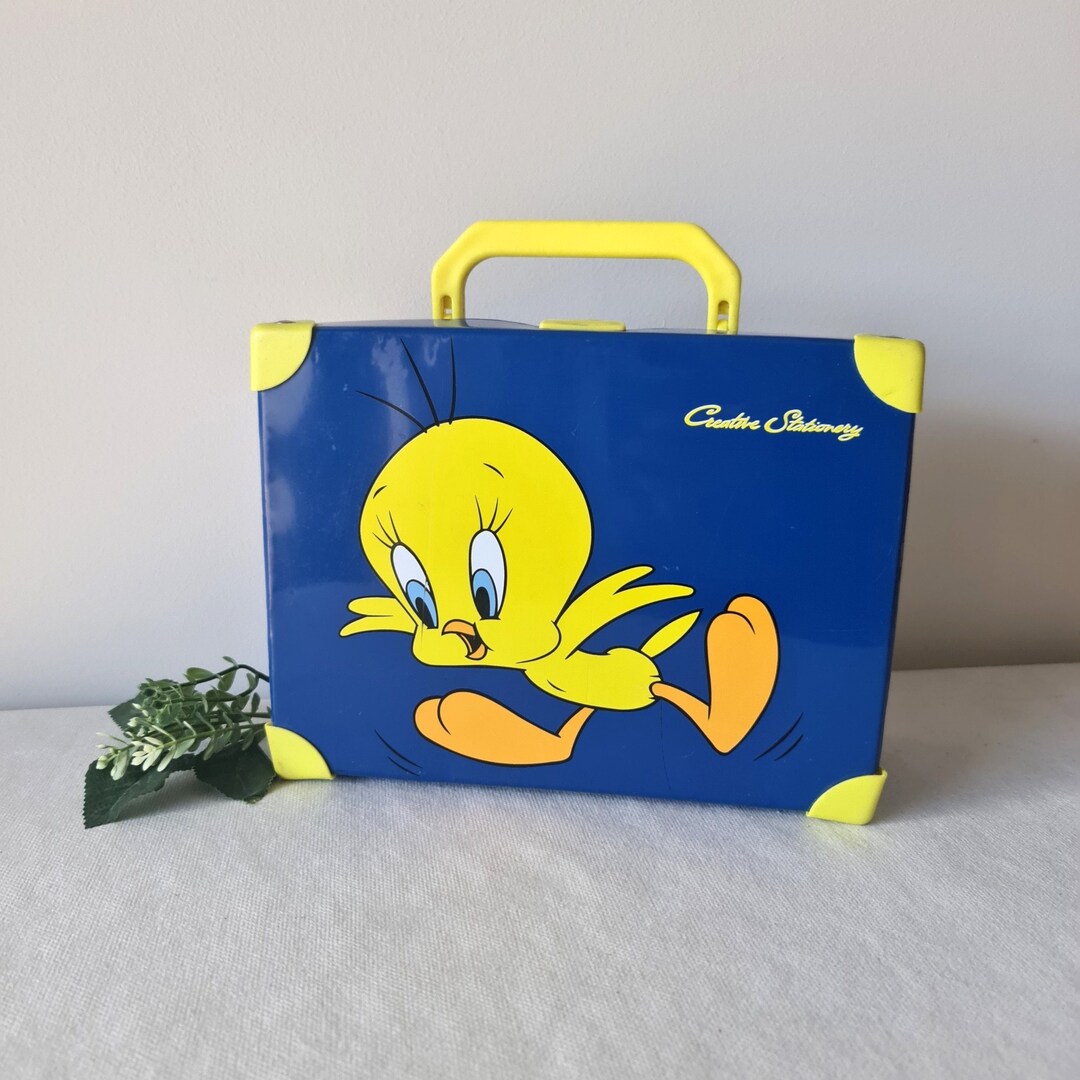 Tweety Looney Tunes Lunch Box, 1997 Creative Stationary Tweety Rare ...