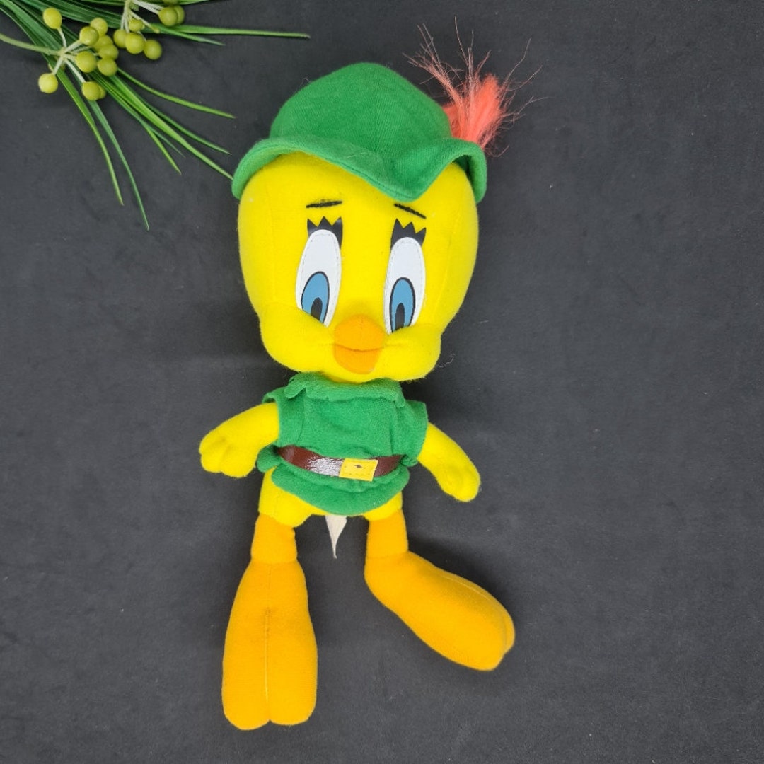 Tweety Bird Robin Hood Looney Tunes Toy, Vintage Plush Small Soft Toy ...