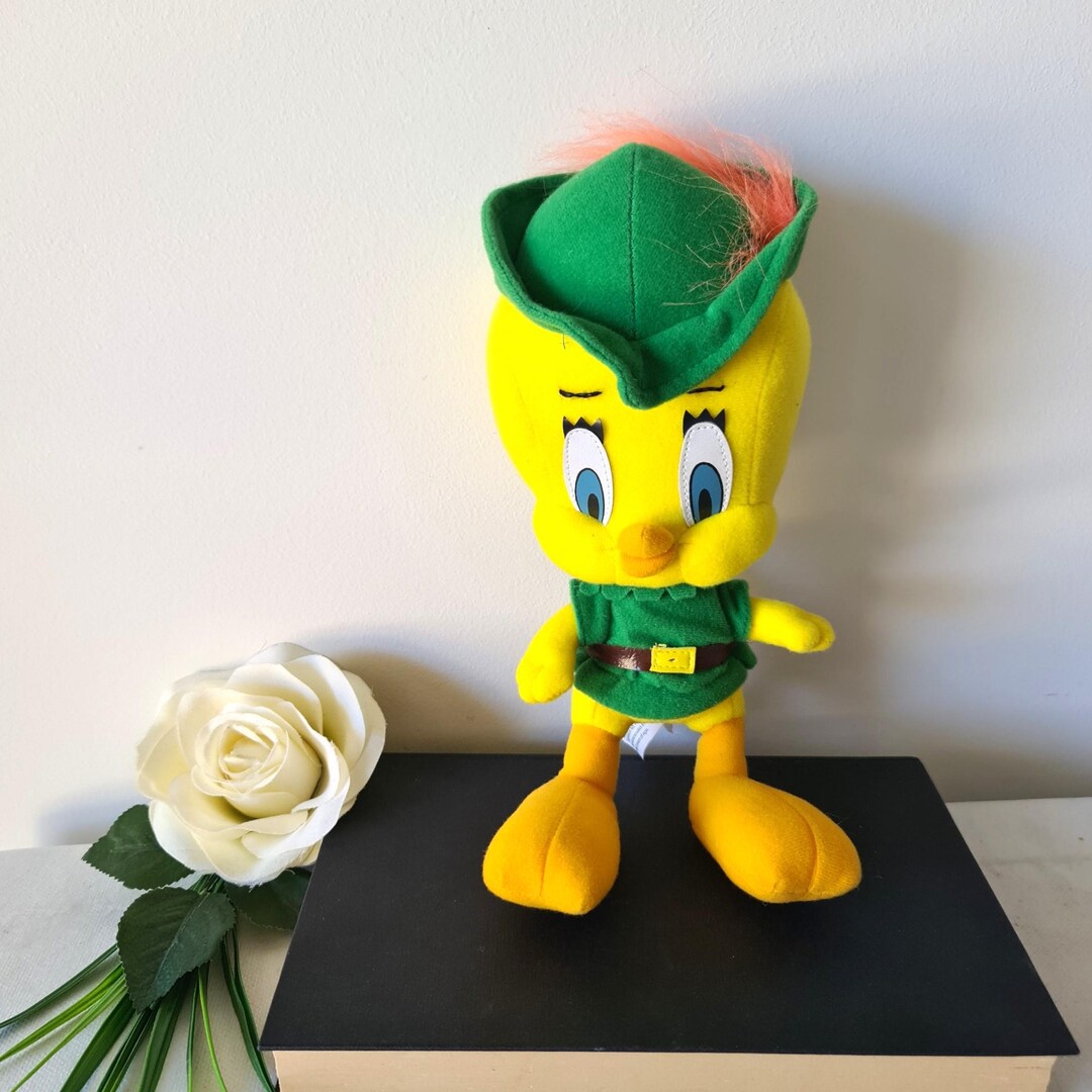 Tweety Bird Robin Hood Looney Tunes Toy, Vintage Plush Small Soft Toy ...