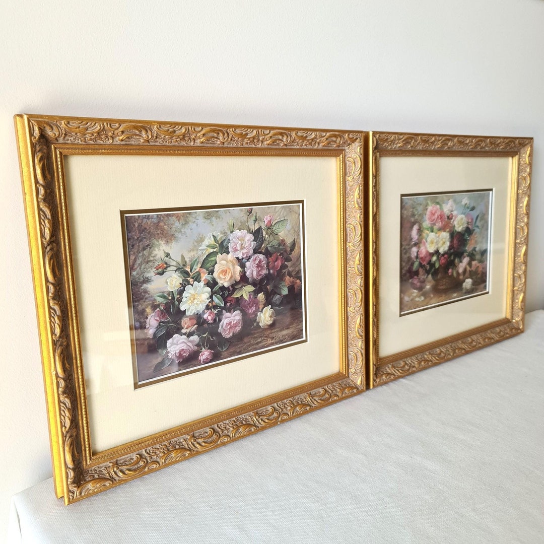 Albert Williams Print, Still Life Floral Prints, Rare Vintage Framed ...