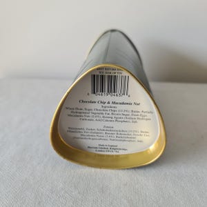 Harrods Tin, Biscuits Decorative Triangle Metal Knightsbridge London ...