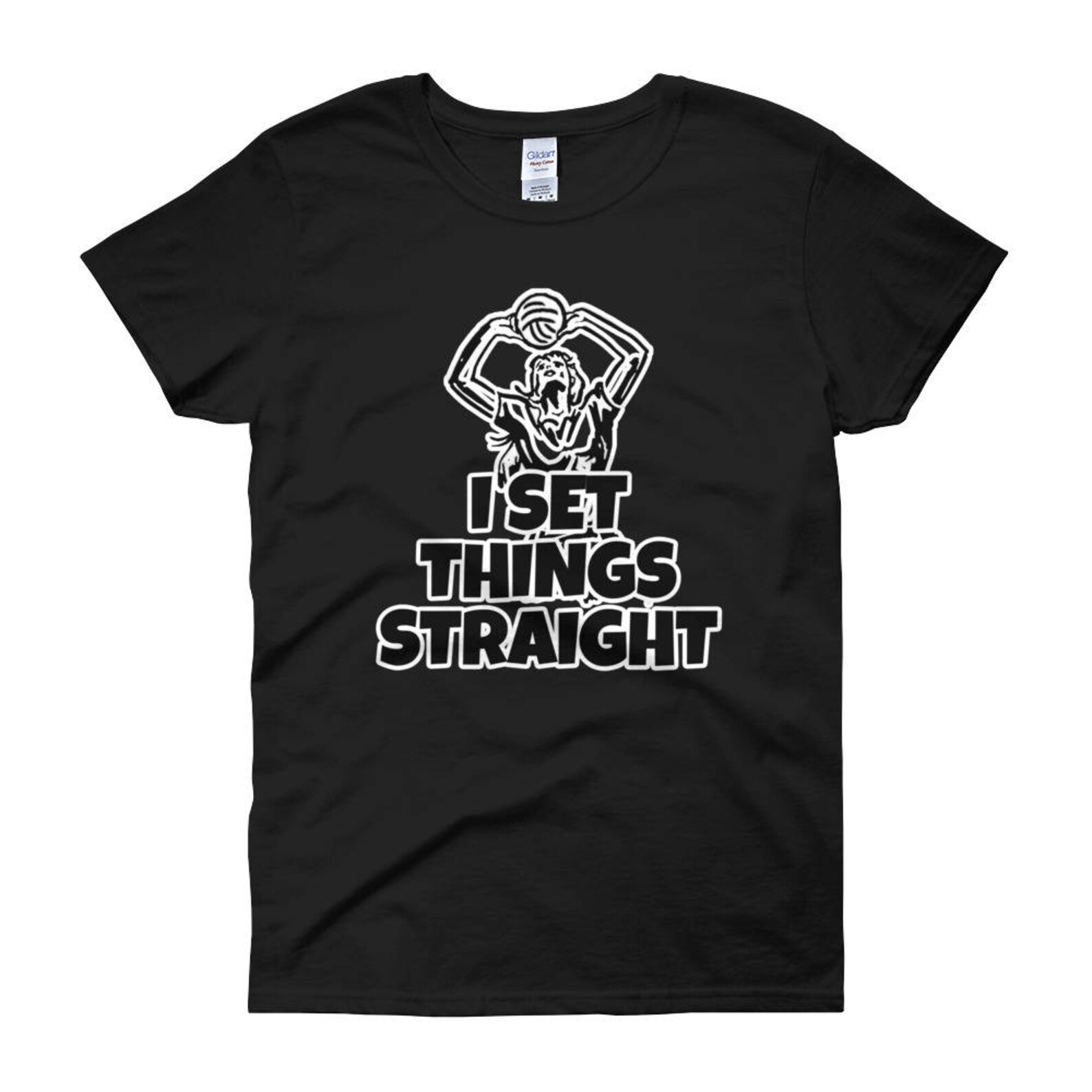 Cool Awesome Volleyball I Set Things Straight Women's Volleyball Setter ...