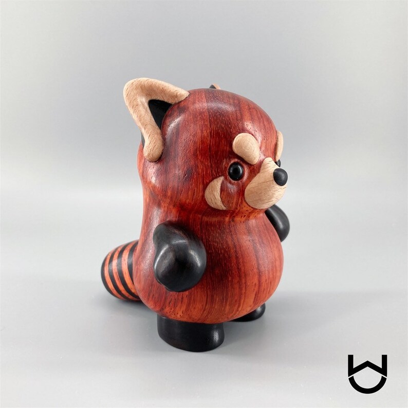 Wooden Redpanda/handmade Gift/home Decoration - Etsy