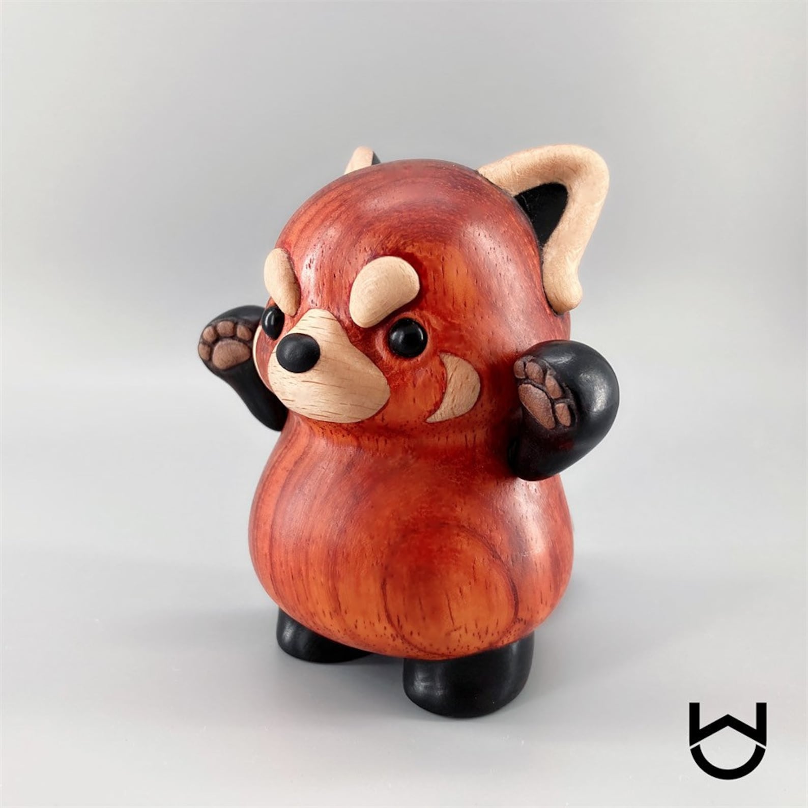 Wooden Redpanda/handmade Gift/home Decoration - Etsy