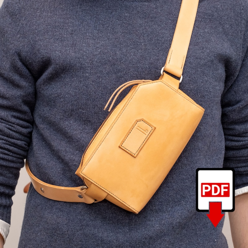 Leather Sling Bag Pattern - Etsy