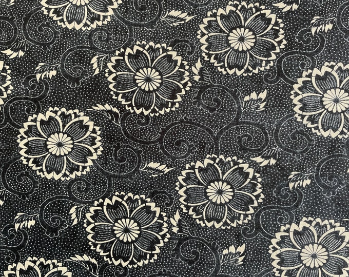 Yukata Medarian Neibi, Black From Kasuri by Debbie Maddy for Moda ...