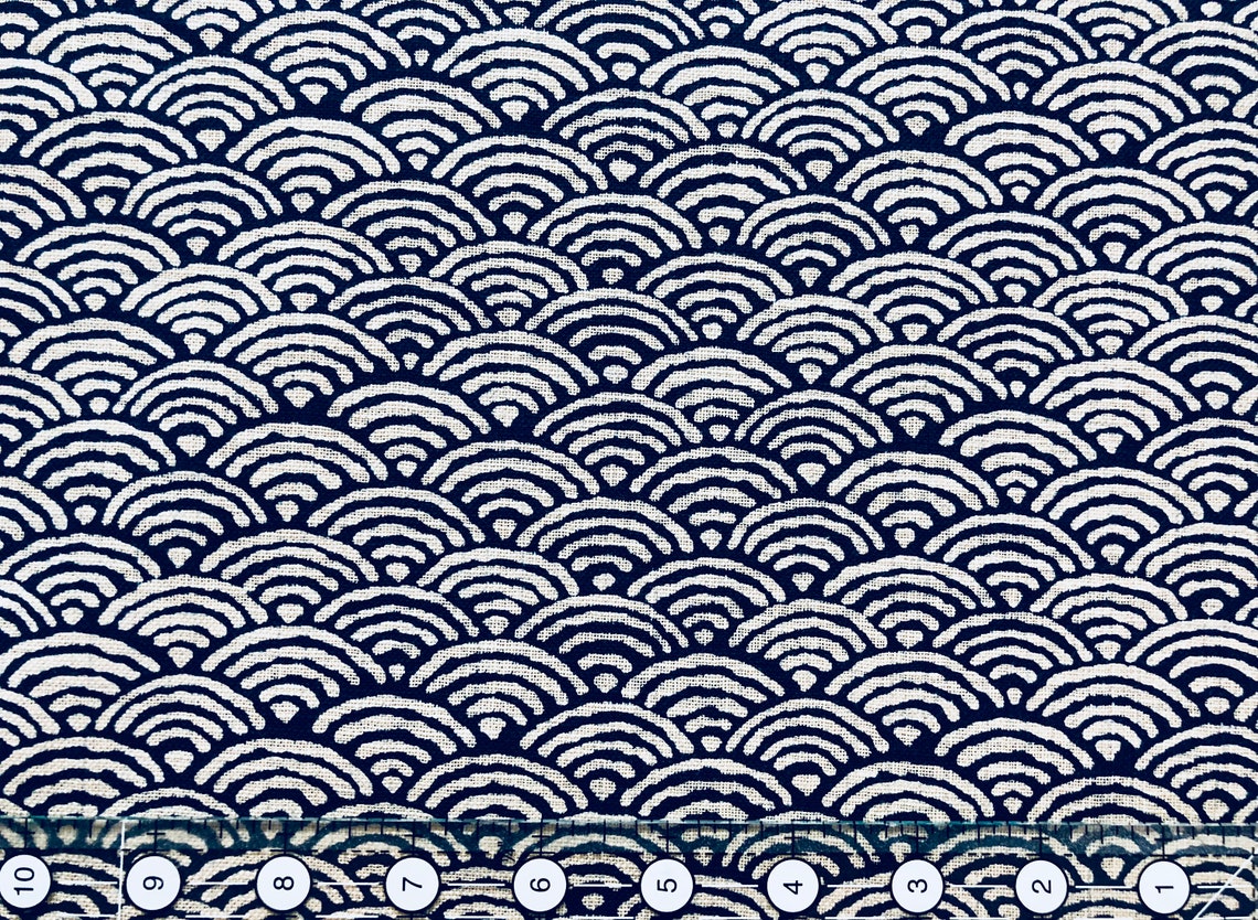 Nara Homespun Traditional Japanese Wagara Wave or Clam Shell - Etsy