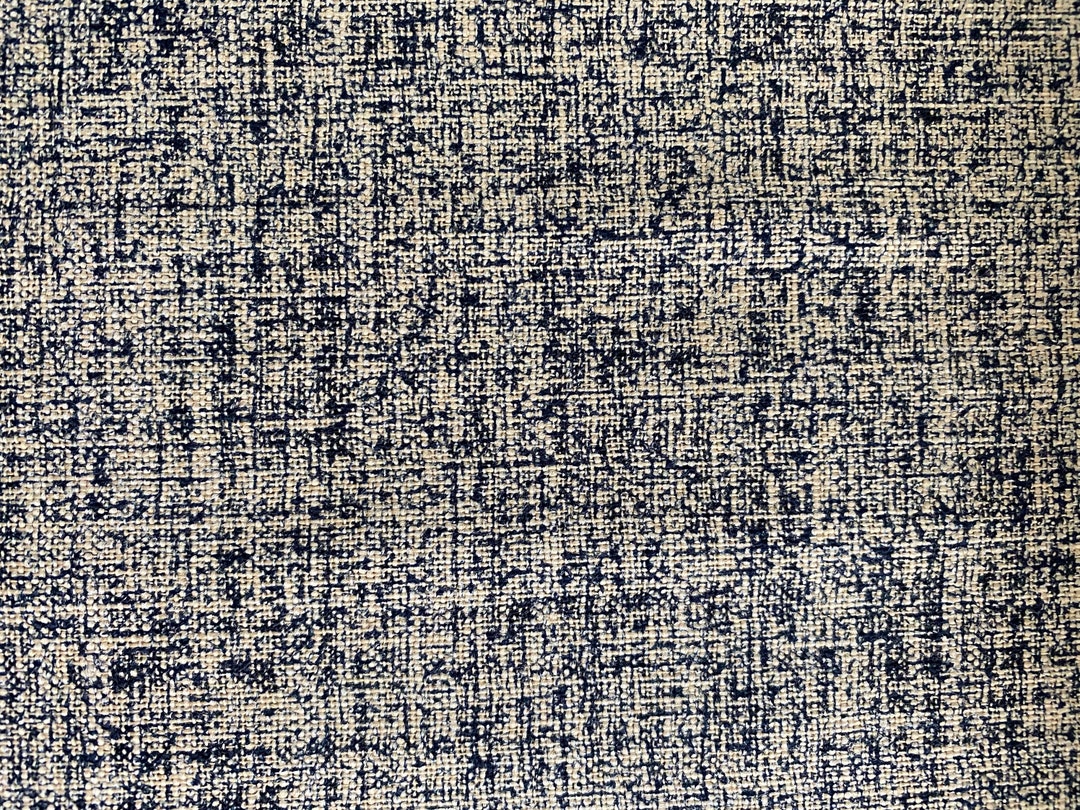 Indigo Homespun 100% Cotton Fabric, Japanese Wagara Print, Sevenberry ...