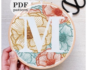 Floral Hand Embroidery | Etsy