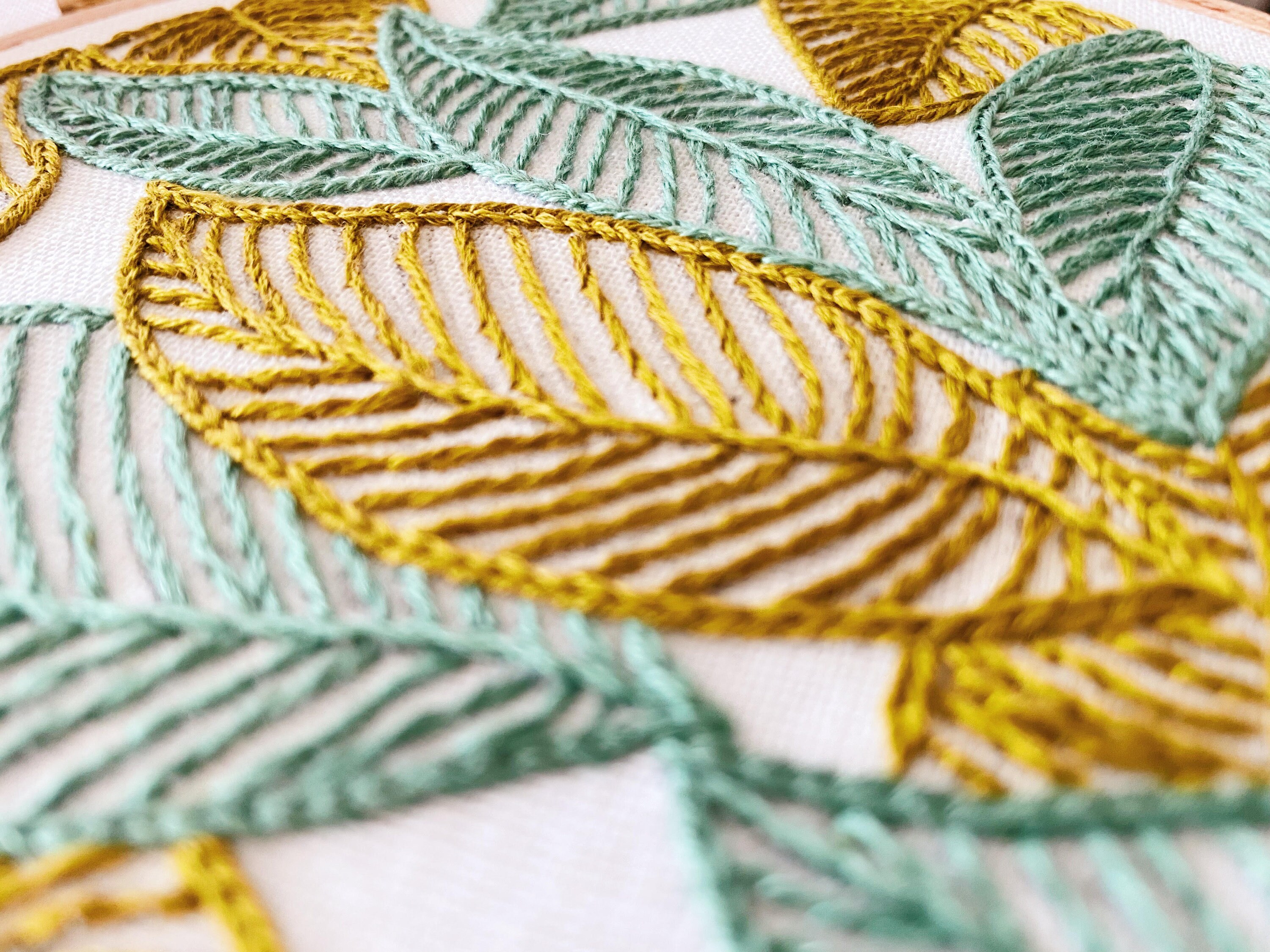 Personalized Botanical Initials PDF Hand Embroidery Pattern / - Etsy