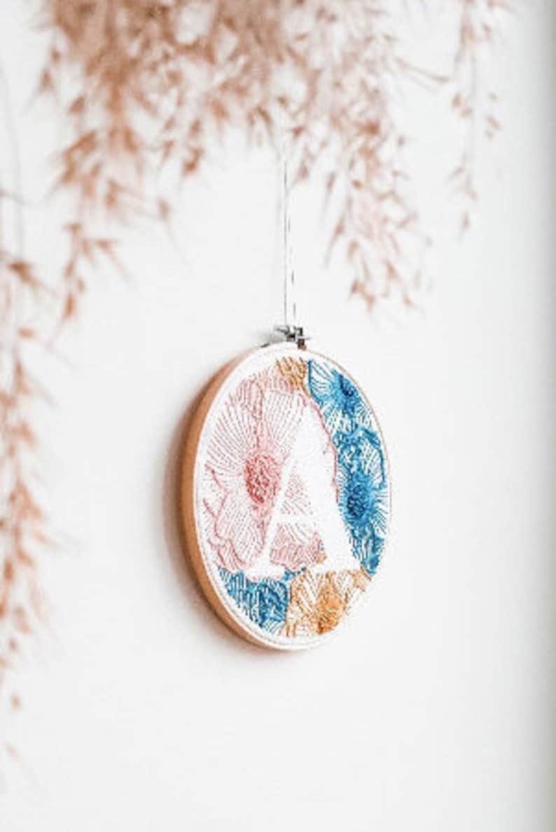 Floral Letter o Hand Embroidery Pattern / Digital | Etsy