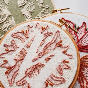 Wild Lilies Letter "m" Hand Embroidery Pattern / Digital PDF Download ...