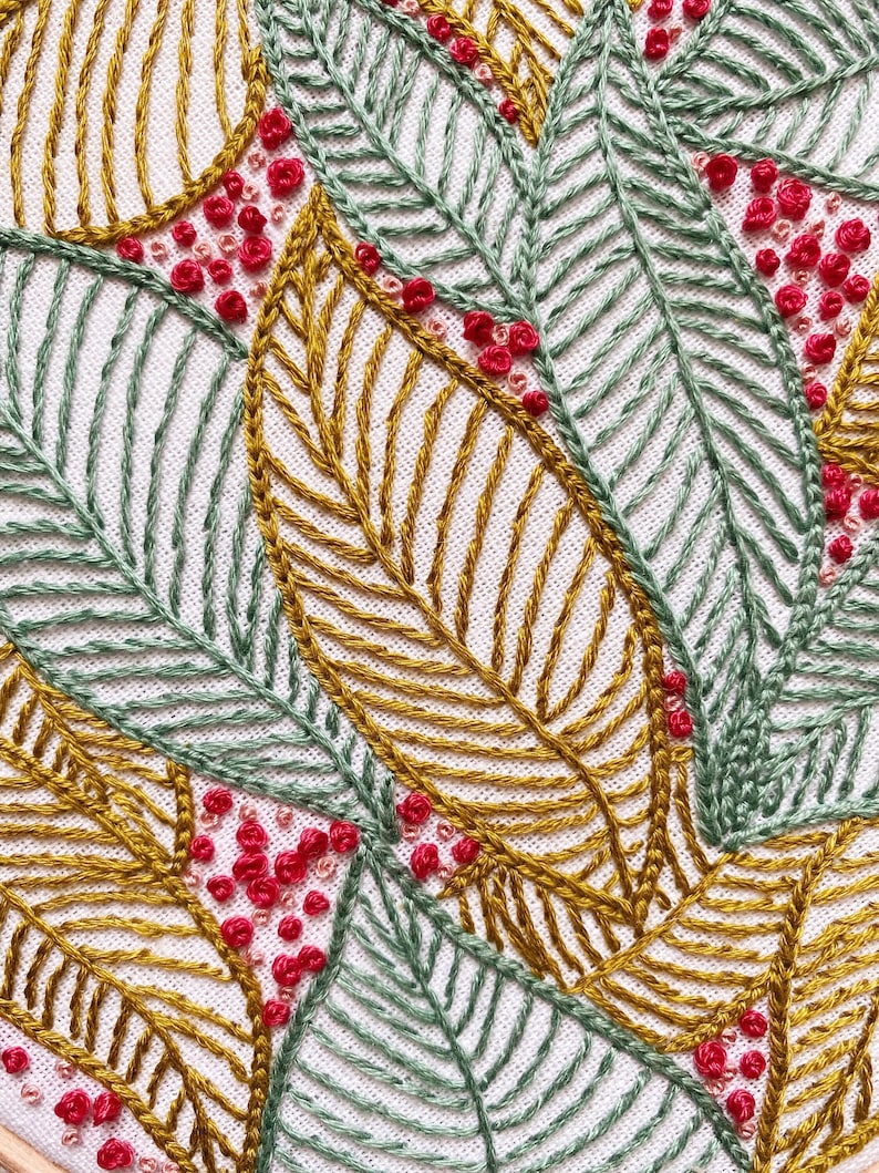 Botanical Design Alphabet Bundle Hand Embroidery Pattern / - Etsy