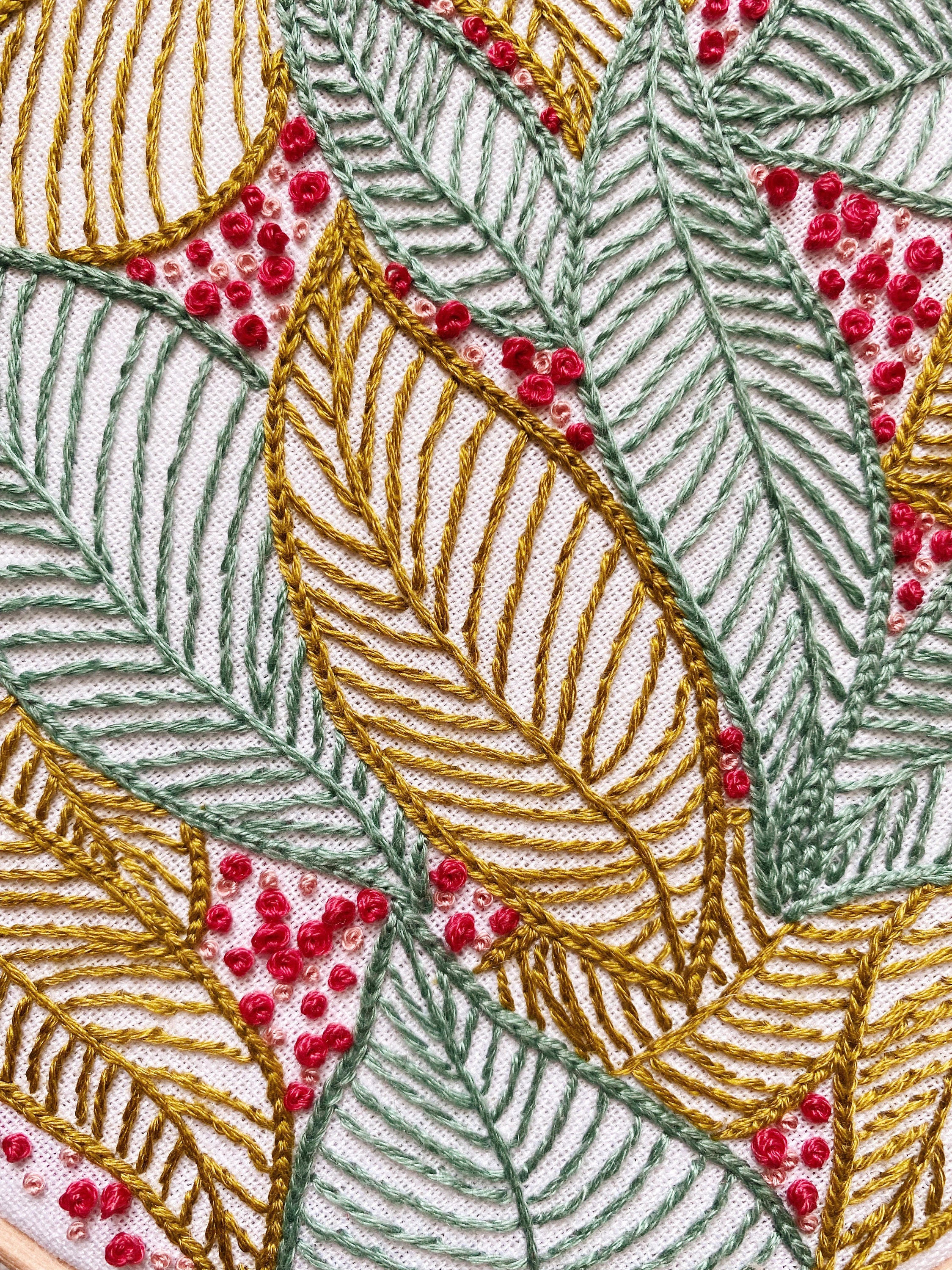 Personalized Botanical Initials PDF Hand Embroidery Pattern / - Etsy