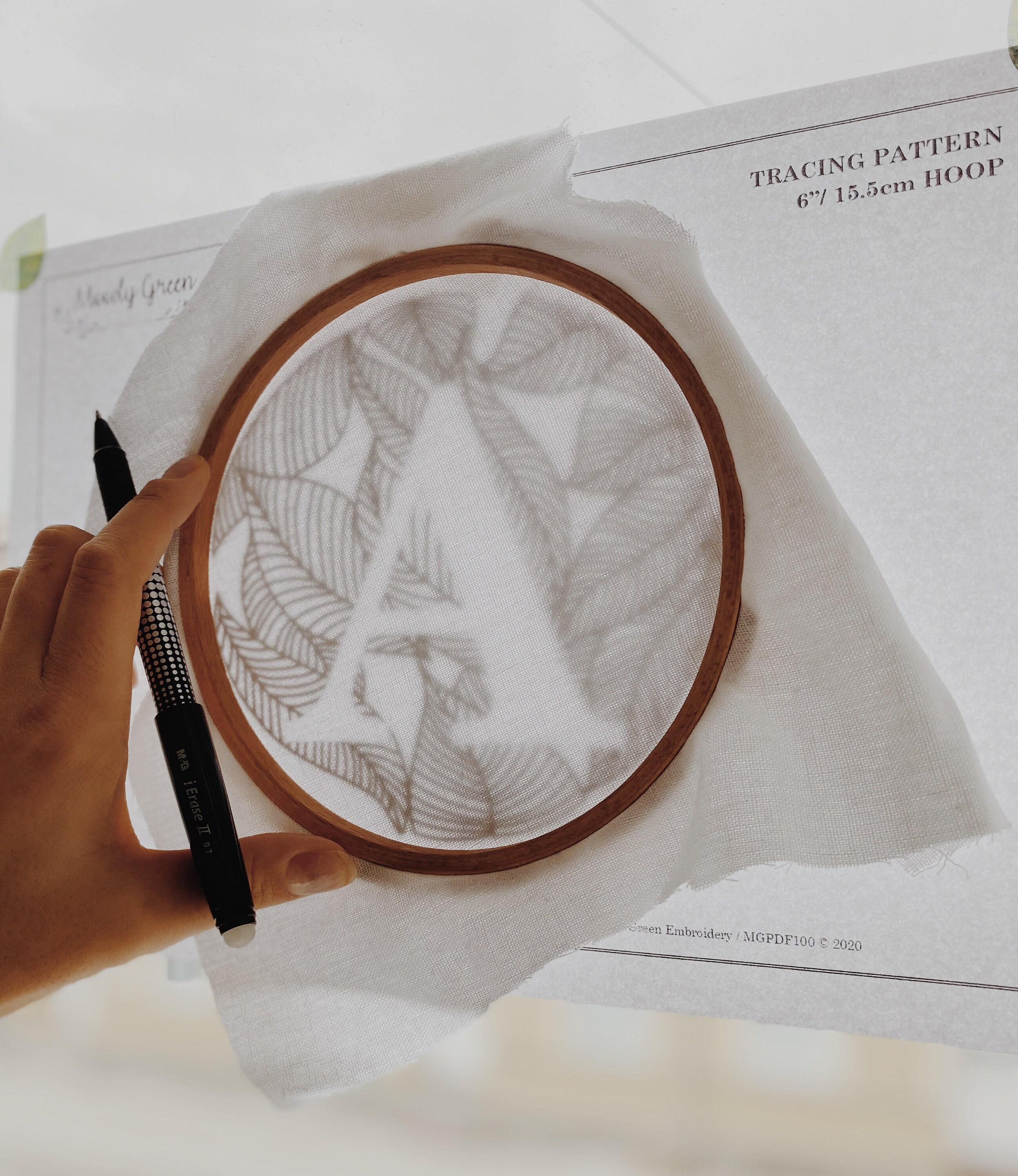 Botanical Letter l Hand Embroidery Pattern / - Etsy