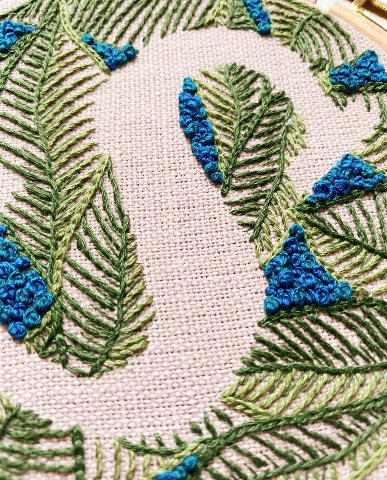 Botanical Design Alphabet Bundle Hand Embroidery Pattern / - Etsy