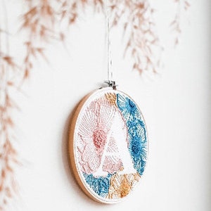 Floral Letter "m" Hand Embroidery Pattern: DIY Monogram (digital PDF ...