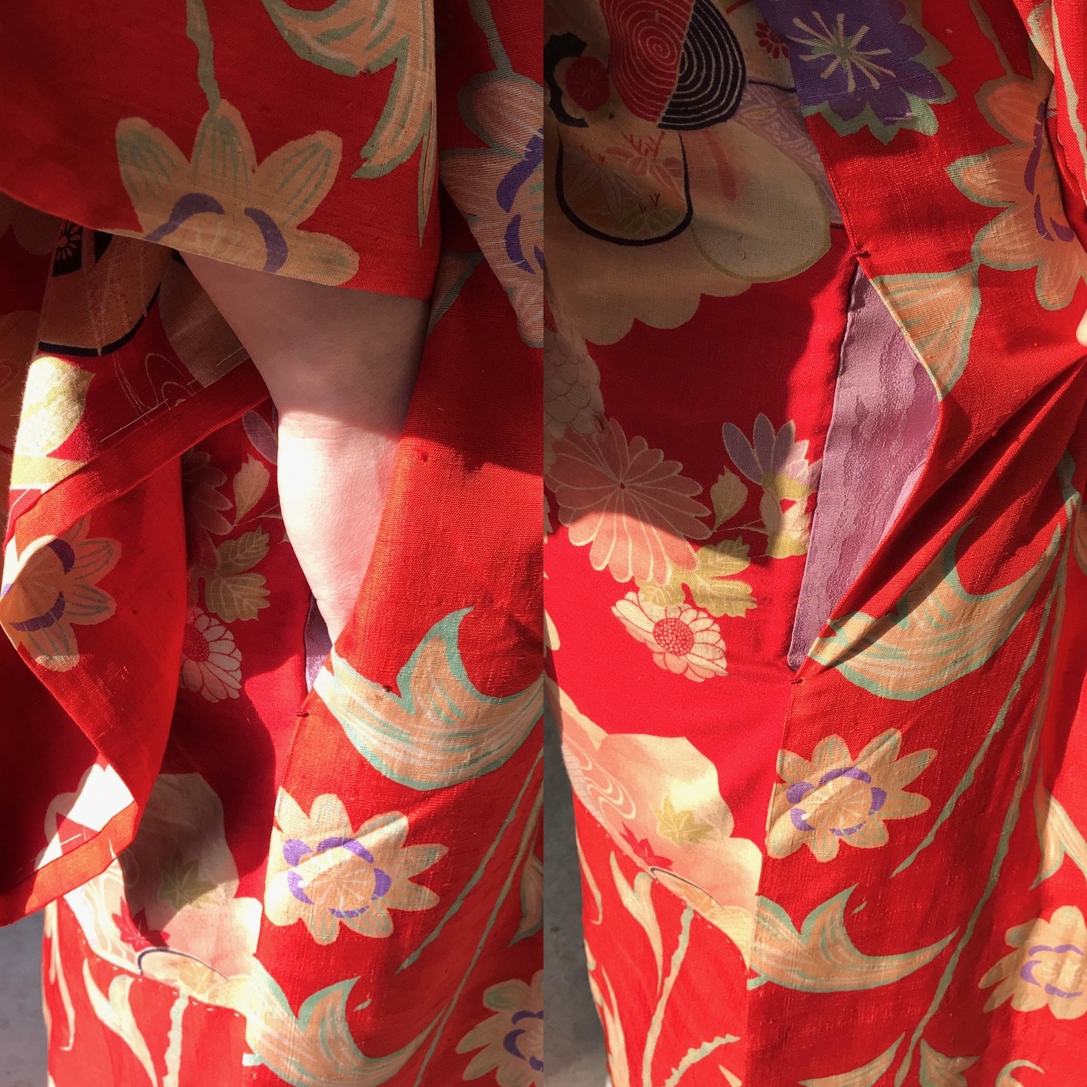 Antique Japanese Juban Kimono Silk Juban with handmade | Etsy