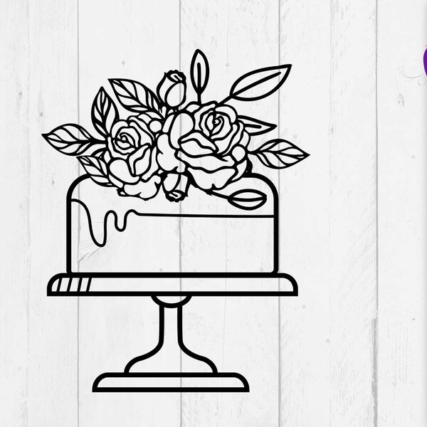 Pastel svg - Etsy México