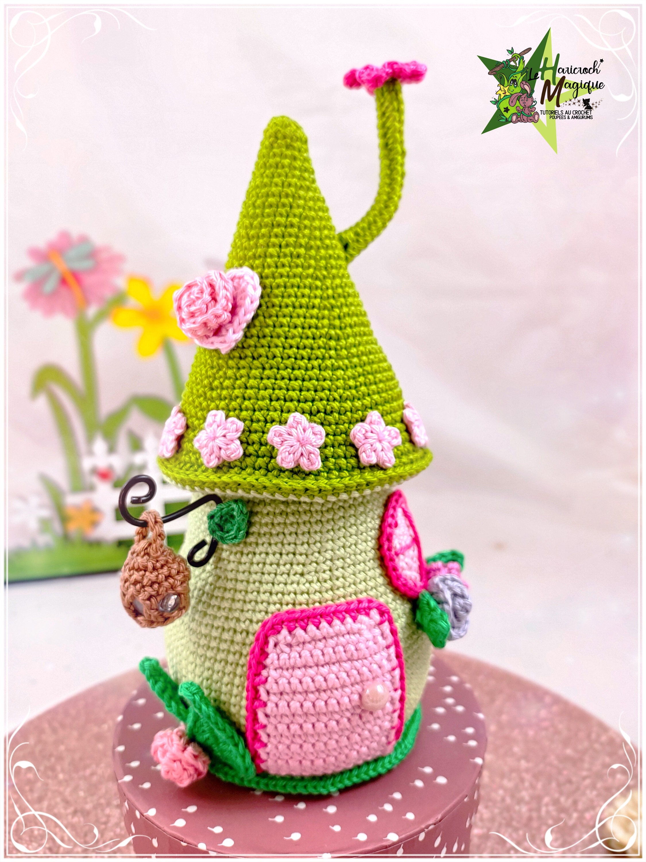 Crochet Pattern, Amigurumi : Yokai Roheline and Her Small House - Etsy