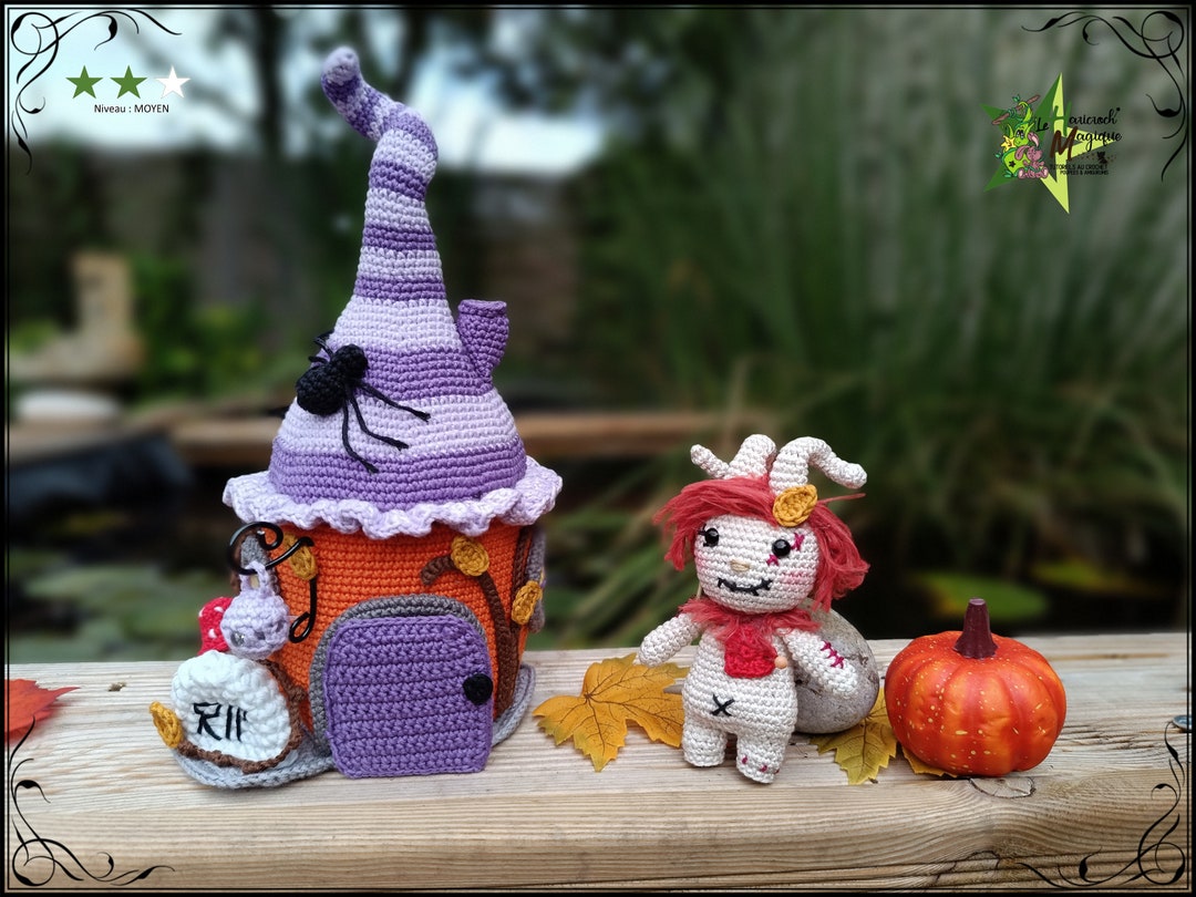 Tutorial, Pattern, Crochet Model, Amigurumi: the Creepy Yokai and His ...