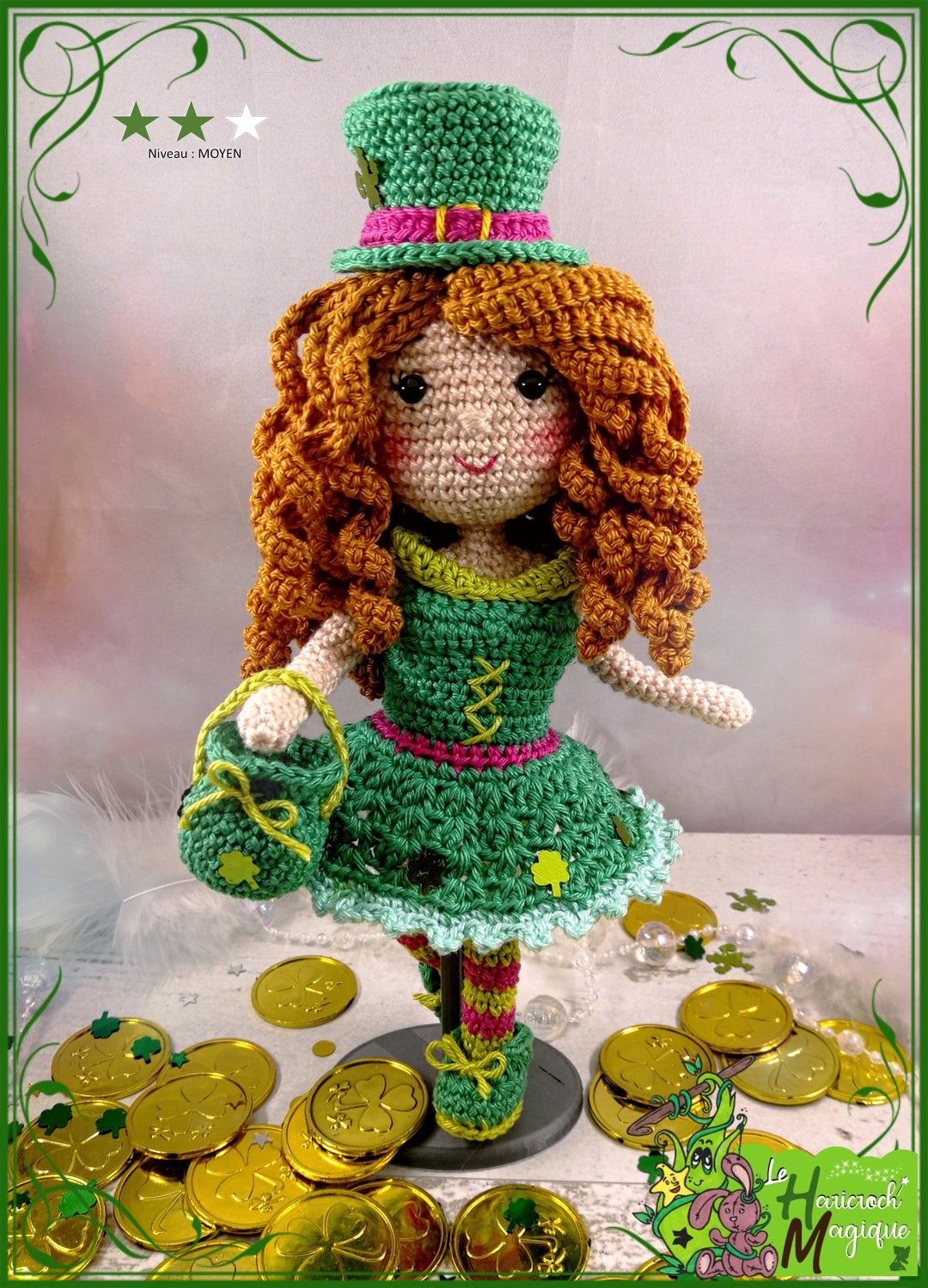 Tutorial, Pattern, Amigurumi Model, Crochet: Miss Vertrèfle - Etsy UK