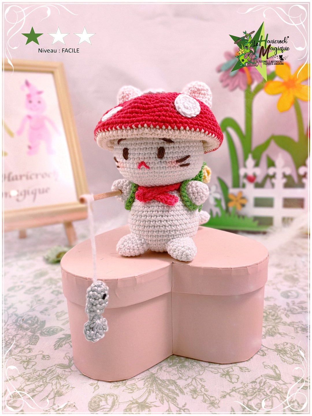 Tutorial, Pattern, Crochet Pattern, Amigurumi: Akio the Fishing Cat - Etsy