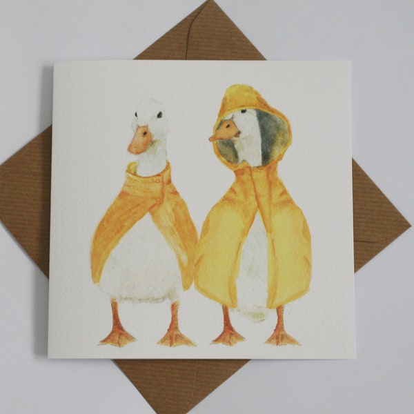 Funny Birthday Card With Ducks - Etsy Hong Kong